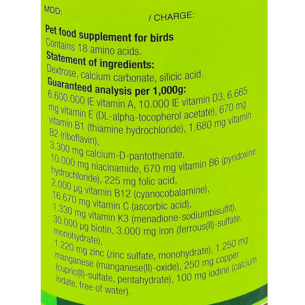 NEKTON-S Multi-Vitamin Supplement for Birds – North Carolina Bird Supply